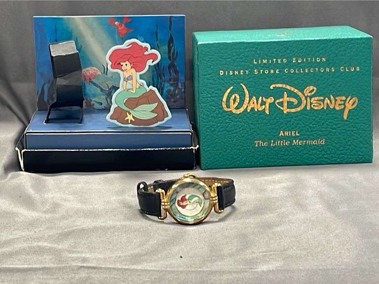 Walt Disney Little Mermaid “Ariel” Watch with Box - Metzger Property ...