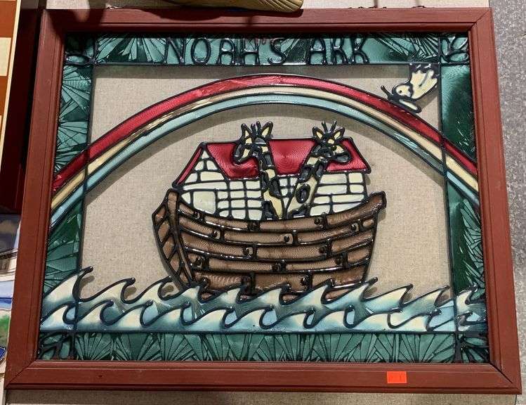 Noah’s Ark Stained Glass picture 17.5’ x 22.5’ - Metzger Property ...