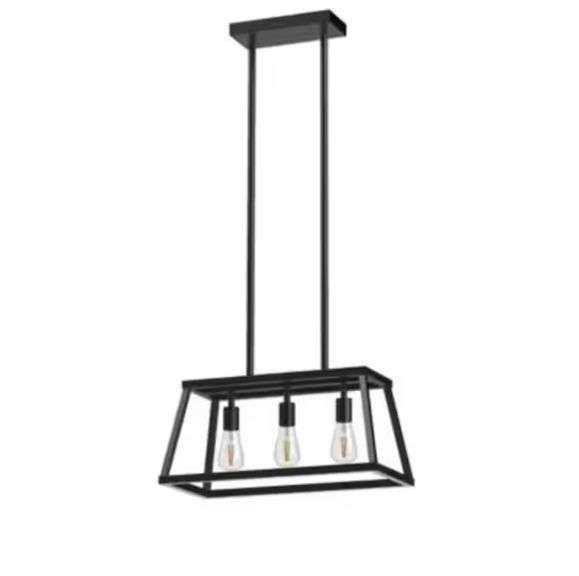 Feit Electric Katalyst 60-Watt 3-Light Matte Black Modern Adjustable ...