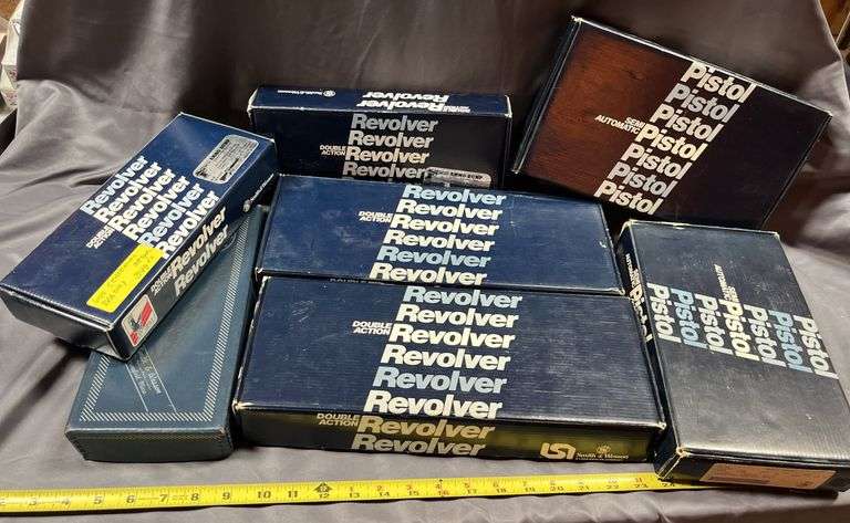 Empty pistol boxes Smith and Wesson - Metzger Property Services, LLC