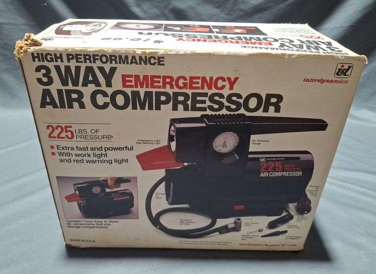 Interdynamics high performance 3 way emergency air compressor - Metzger ...