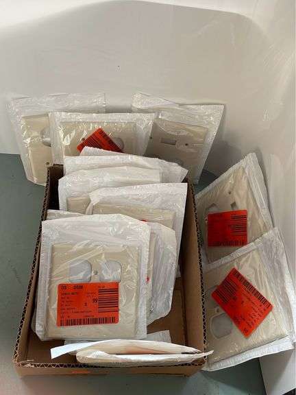 Plastic Wall Plate Assortment Ivory Color - Metzger Property Services, LLC