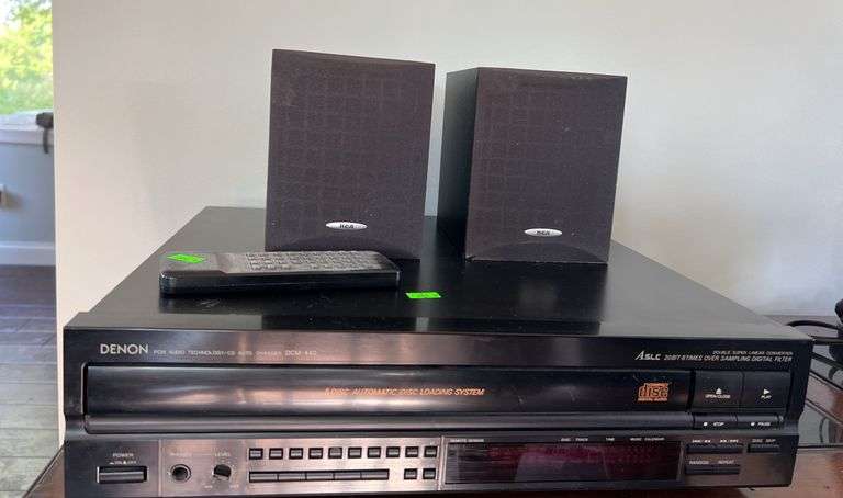 Denon PCM Audio Technology/CD Auto Changer DCM-440 5 Disc Automatic ...