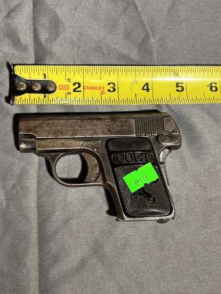 Colt .25 cal automatic Pistol with clip, ser.# 272226 - Metzger ...