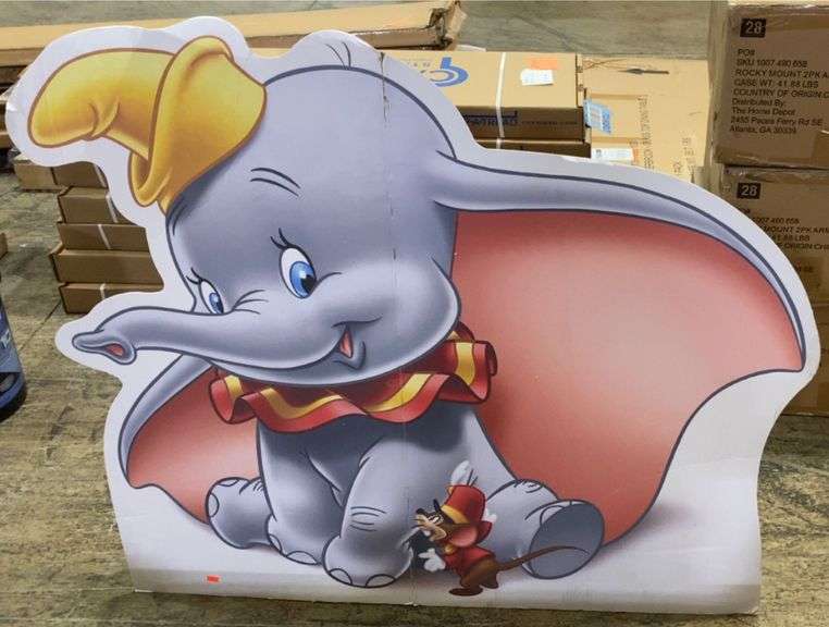 Cardboard People Dumbo Life Size Cardboard Cutout Standup - Disney's ...
