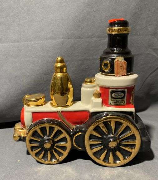 1971 Ezra Brooks Train Steam Engine Locomotive Empty Whiskey Decanter ...