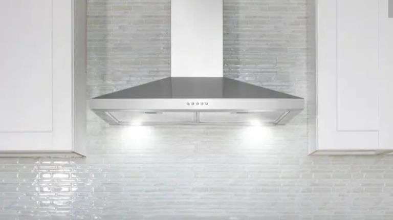 Golden Vantage 30 in. 217 CFM Convertible Kitchen Wall Mount Range Hood ...