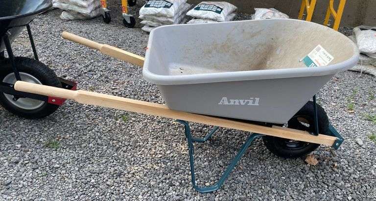 Anvil poly wheelbarrow 5 cu ft - Metzger Property Services, LLC
