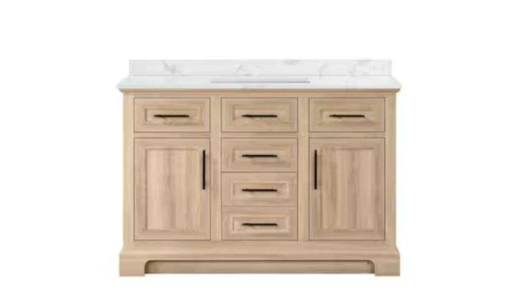 Home Decorators Collection Doveton 48 in. Single Sink Freestanding ...