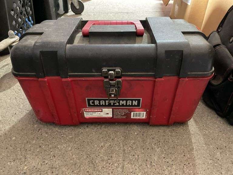 Craftsman plastic tool box with tool assortment - Metzger Property ...