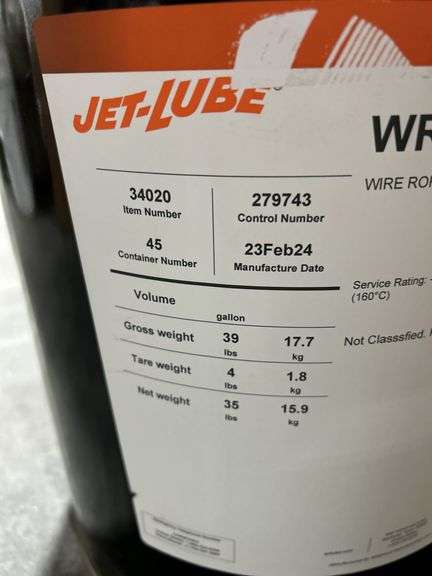 Jet-Lube Wire Rope and Chain Lube 34020 - Metzger Property Services, LLC