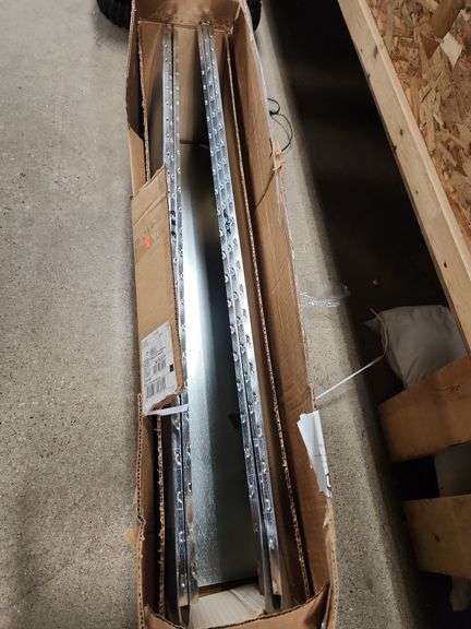 6- Master Flow 16 in. x 8 in. x 4 ft. Half Section Rectangular Duct ...