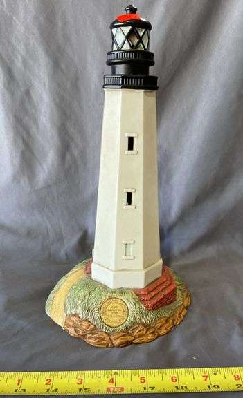 1997 Lefton Cape Henlopen Delaware 1765 Lighthouse Lamp - Metzger ...