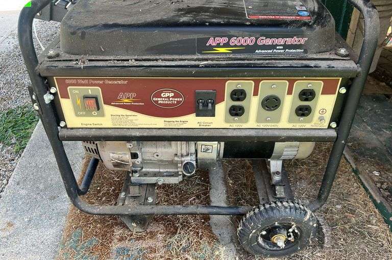 General Power Products , APP 6000 Generator ,with advancd power ...
