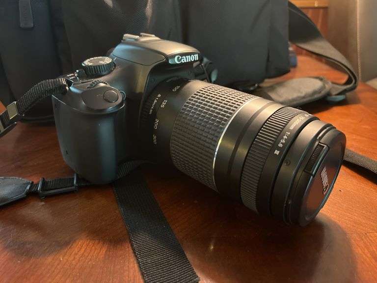 Canon EOS Rebel T3 Camera, 75-300 & 18-55mm lenses, Vivitar Wireless ...