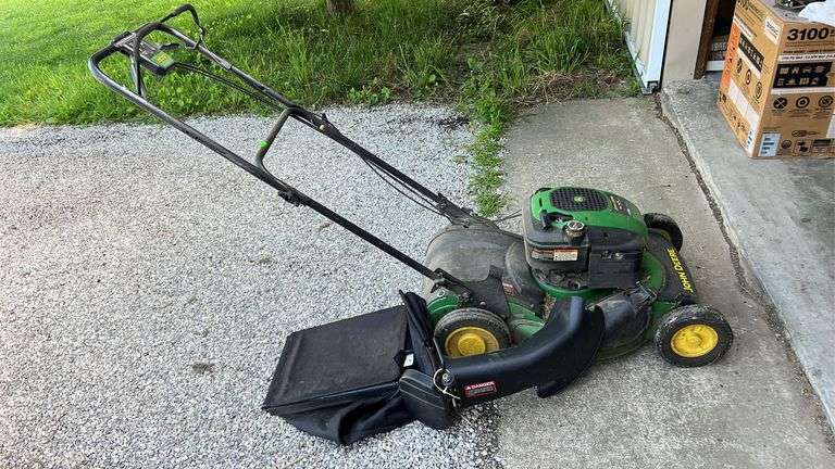 John Deere JS20 push mower with bagger 6.75 hp 20” - Metzger Property ...