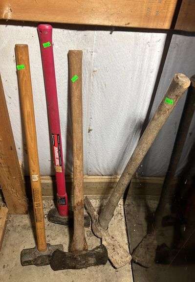 True Temper Fiberglass handled splitting Mahl, double bit Axe , sledge ...