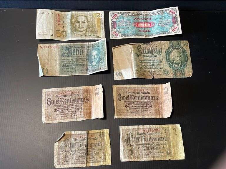 International Paper Currency: World War II Germany Allied Occupation ...