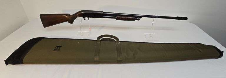 Ithaca Model 37 16 GA shotgun, with choke and bear ridge fabric ...
