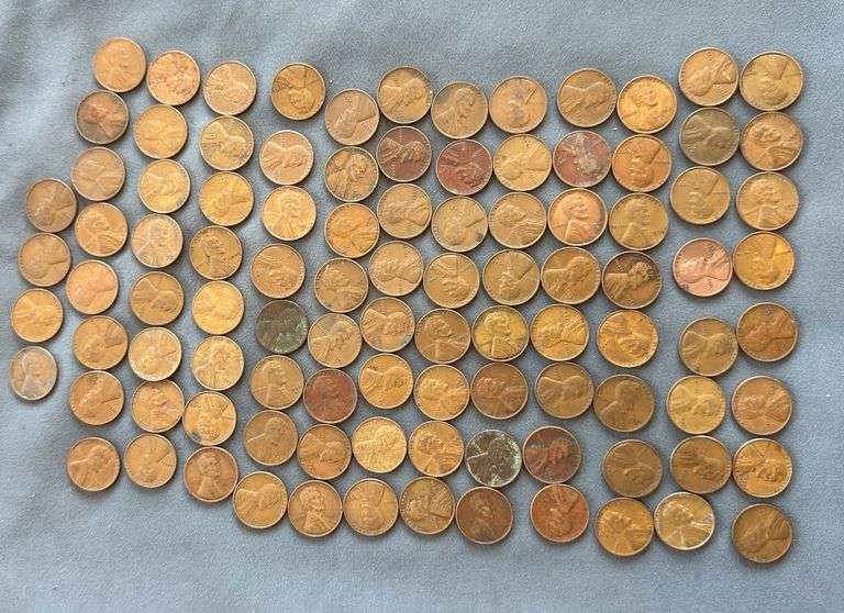 Appx. 100 Wheat Pennies, Various Years - Metzger Property Services, LLC
