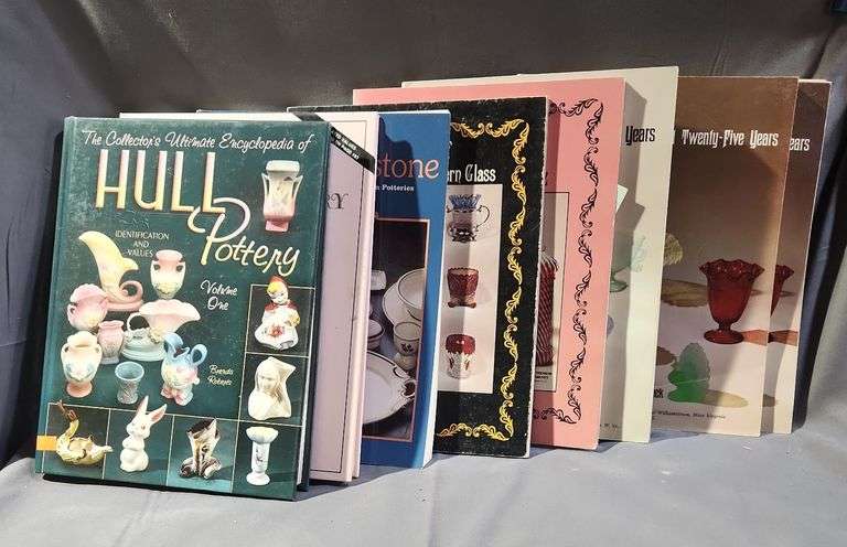 8- Reference books including Fenton Glass the 1st 25 years, the 2nd 25 ...