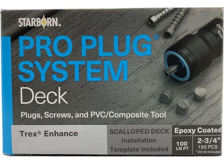 Starborn Industries Pro Plug System PXDC633S275 for Trex Foggy Wharf ...