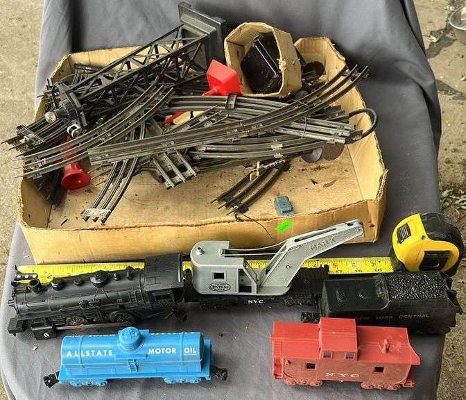Metal Train Track • Tower 12.25” • Seats Allstate Toy Transformer 115V ...