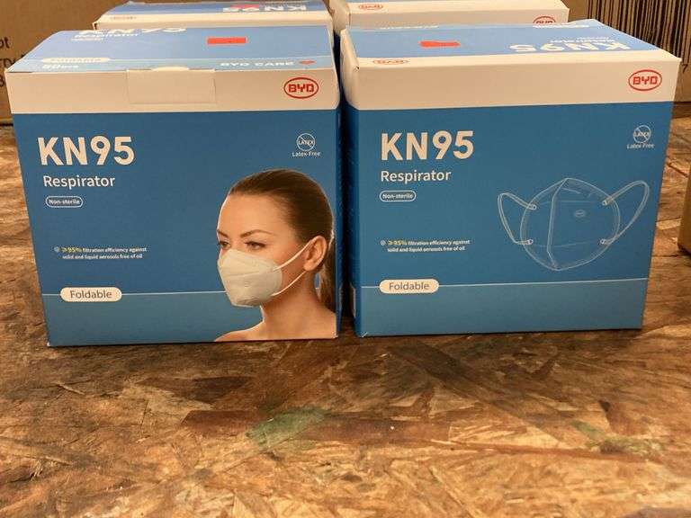 2 boxes-KN95 Respirator Masks-50 pc each box - Metzger Property ...