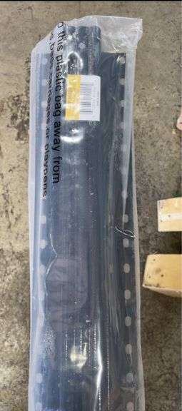 LIFETIME STEEL POST 8 ft. x 4 in. Powder Coated Black Steel Metal Fence ...