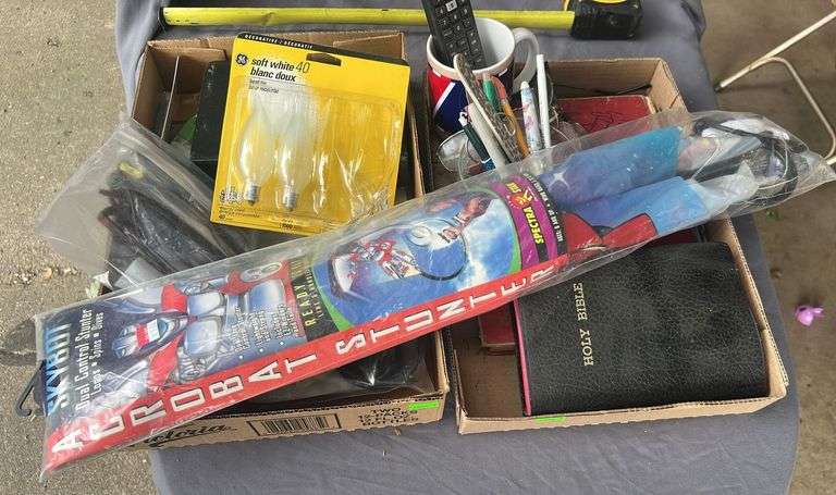 Holy Bibles • Light Bulb assortment • Gerber Single Blade Pocket Knife ...