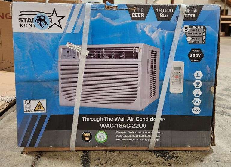 Star air through the wall 18,000 btu air conditioner - Metzger Property ...