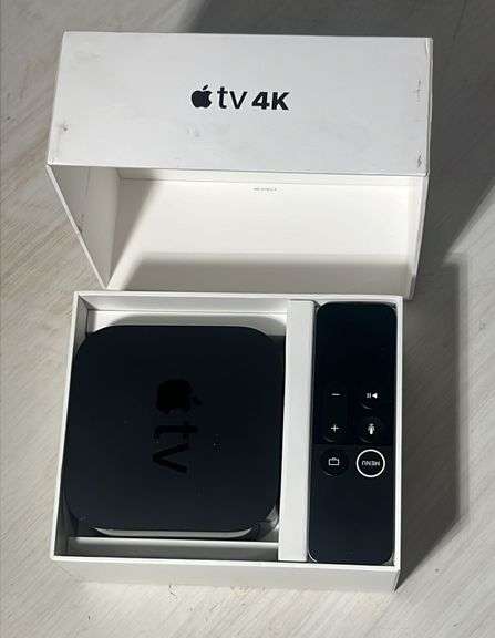 Apple TV 4K Model: A1842 with Remote in box (missing electric cord ...