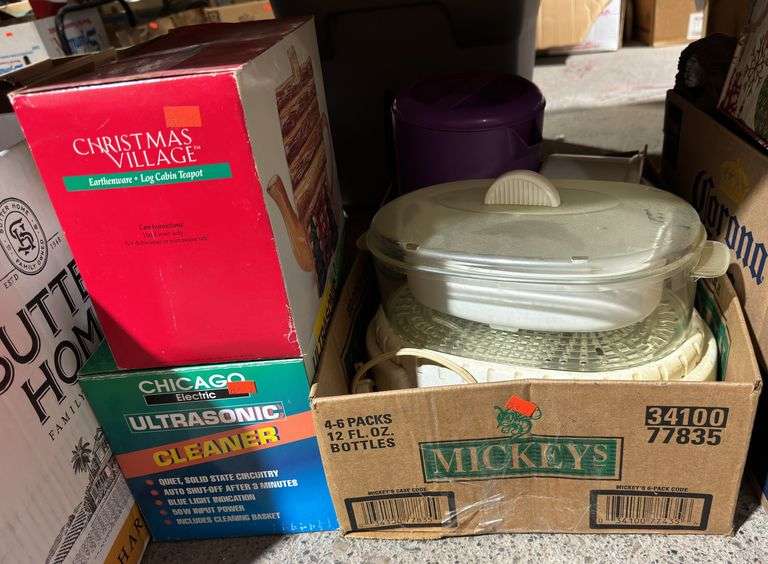Kitchenware, Log Cabin Teapot, Ultrasonic Cleaner - Metzger Property ...