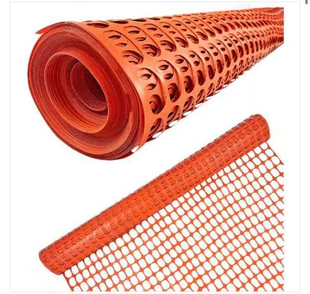 Grip Rite 4ft x 100ft Orange Construction Snow/Safety Barrier Fence ...