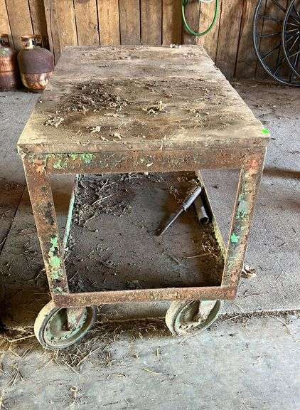 Metal Rolling Work Cart, 21.5”x 37” x 29.5” - Metzger Property Services ...