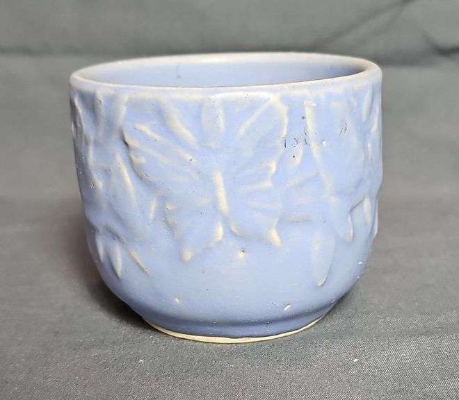 McCoy pottery blue butterfly planter 3.5” - Metzger Property Services, LLC