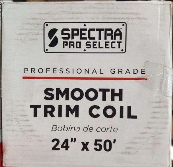 Spectra pro select 24 in. x 50 ft. Bright White smooth trim coil - Metzger Property Services, LLC