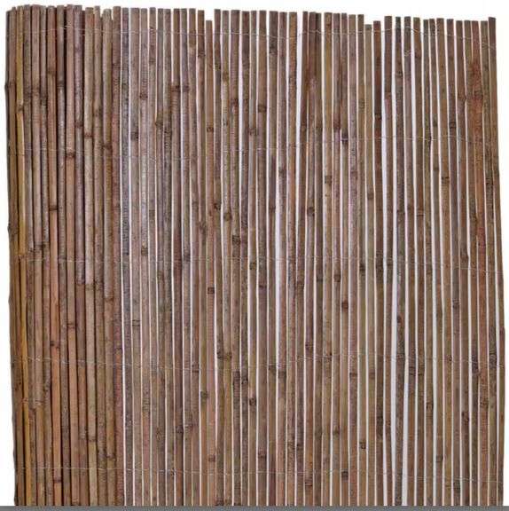 Backyard X-Scapes 6 ft. H x 16 ft. L Split Bamboo Slats Screening ...