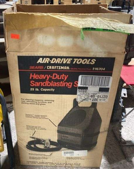 Sears Craftsman Heavy Duty Sandblasting System - Metzger Property ...