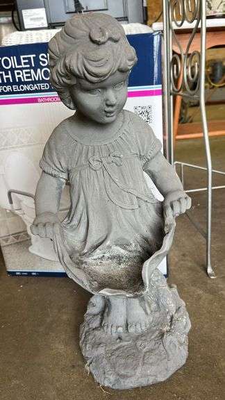 Plaster Garden Statue 20" - Metzger Property Services, LLC