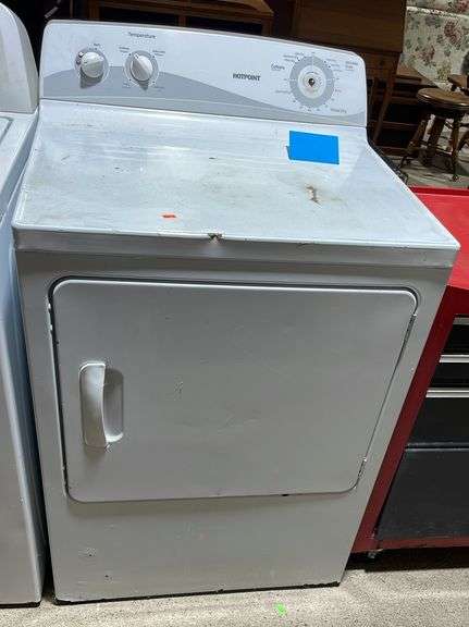 General Electric Hotpoint electric dryer model HTDP120ED2WW (power cord ...