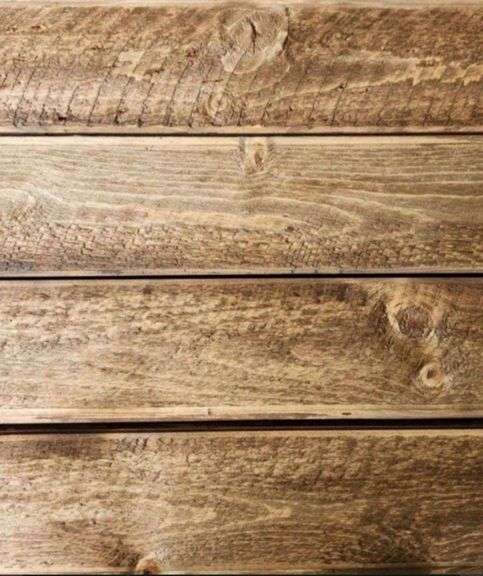 5- Resawn/ stained tongue and groove siding 1" x 6" x 8’ stained Kodiak ...