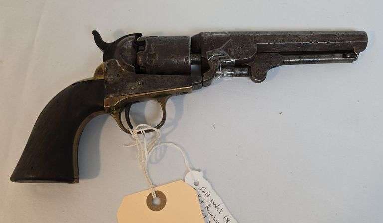 Colt Model 1849 .31 Cal Pocket 5-Shot Revolver Black Powder, Barrel ...