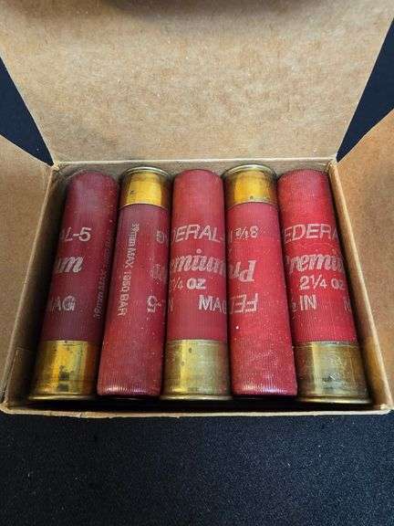 Federal premium 12 gauge 3 1/2” 2 1/4oz 4 shot turkey shells - 10 ...