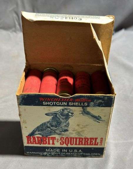 Winchester Rabbit & Squirrel Load 12 Gauge Ammunition - 25 Rounds ...