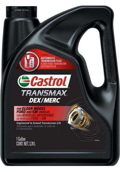 Castrol TRANSMAX DEX/MERC ATF, 1 Gallon, Automatic, Black - Metzger ...