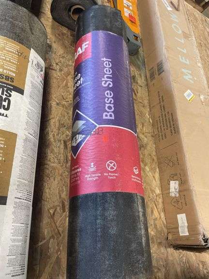 GAF Tri-Ply #75 Base Sheet 3 ft. x 100 ft. (300 sq. ft. Net) Membrane ...