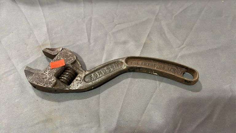 Fordson curved railroad wrench - Metzger Property Services, LLC