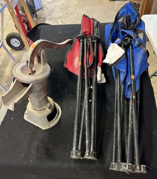 Pitcher Pump, 2 camp chairs - Metzger Property Services, LLC