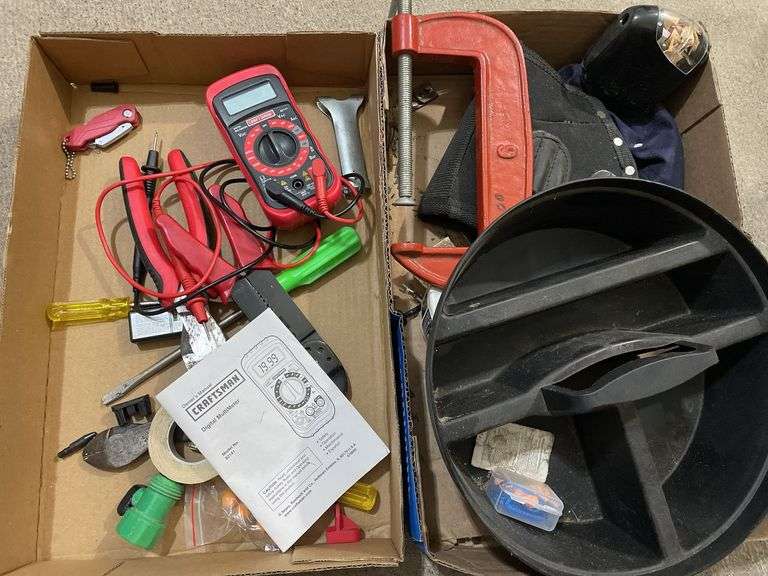 Wire Cutters, Craftsman Digital MultiMeter Model No. 82141, 5-Gallon ...